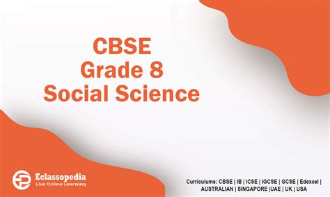 Cbse Grade 8 Social Science → Resources Types And Classification
