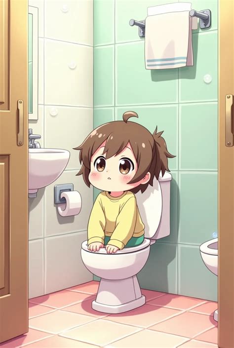 Pee Sitting Anime Seaart Ai