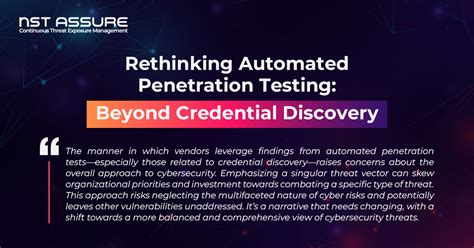 Nst Cyber Blogs Rethinking Automated Penetration Testing Beyond