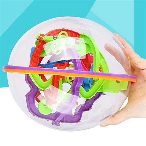 Buy 1pcs 3d Maze Ball 208 Barriers Funny Magic Intellect Puzzle Game