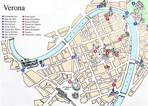 Verona Walk Street Map