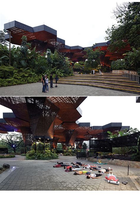 벌집모양의 육각형 구조물 ‘오퀴데오라마