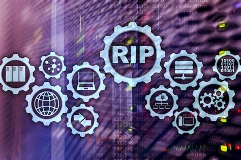 Rip Routing Information Protocol Technology Networks Cocept Premium Photo