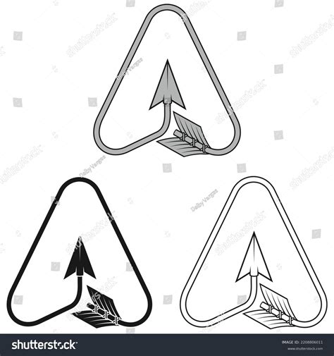 Vector Design Curved Arrow Cursor Shape เวกเตอร์สต็อก ปลอดค่า