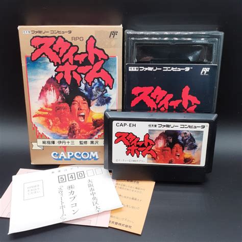 スウィートホーム Famicom Nintendo Fc Japan Ver Rpg Capcom 1994 Cap Eh
