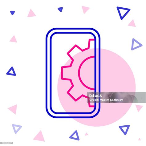 Line Software Webentwicklung Programmierkonzeptsymbol Isoliert Auf Weißem Hintergrund