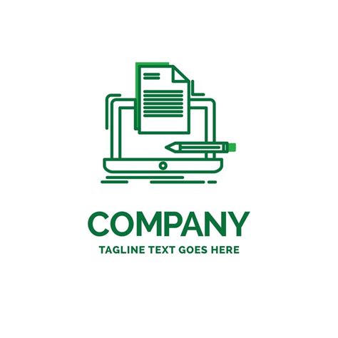 Coder Coding Computer List Paper Flat Business Logo Template