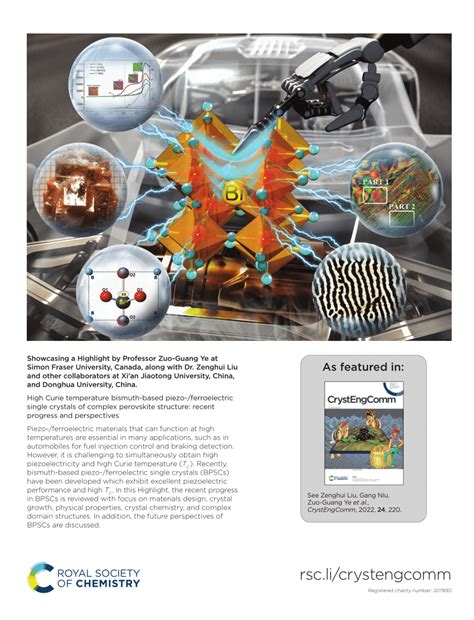 Pdf High Curie Temperature Bismuth Based Piezo Ferroelectric Single Crystals Of Complex