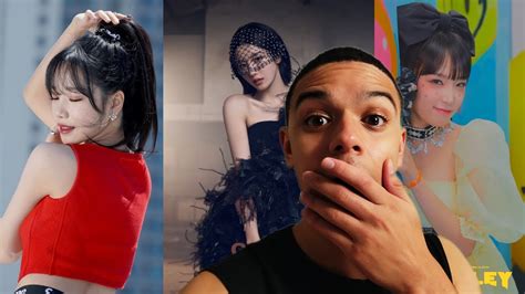 Iz One Solos Eunbi Glitch Yena Smiley Feat Bibi Jo Yuri Love Shhh Mv Reactions Youtube