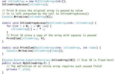 Gulzar Ahmad Bilal On Linkedin Csharp12 Inlinearrays Dotnet