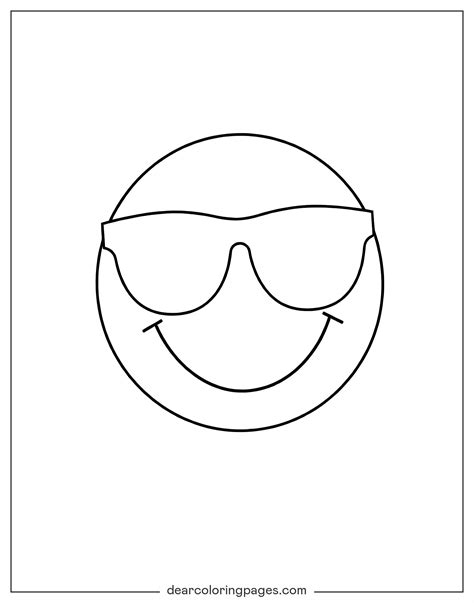 Emoji Coloring Pages 25 Free Printable Coloring Pages