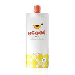 Scoot Frozen Lemonade 12 Pack Peach Flavor 12 325 Ounce