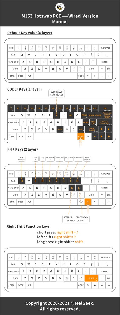Melgeek Pcb Wired Version User Manual Melgeek