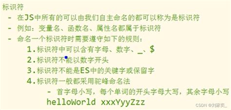 Javascript系统学习—标识符学习javascript 标识 Csdn博客