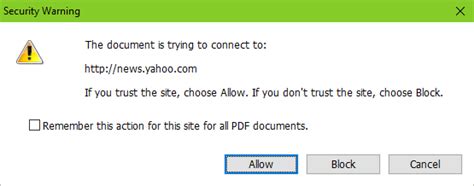 How Can I Disable The Security Warning In Foxit Reader When I Open Links Super User