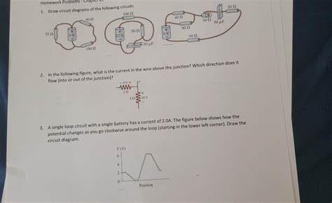 Solved Homework Problems Draw Circuit Diagrams Of Chegg Com