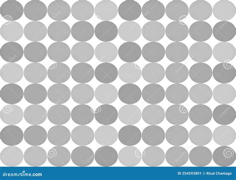 vector image circles pattern in white background stock illustration