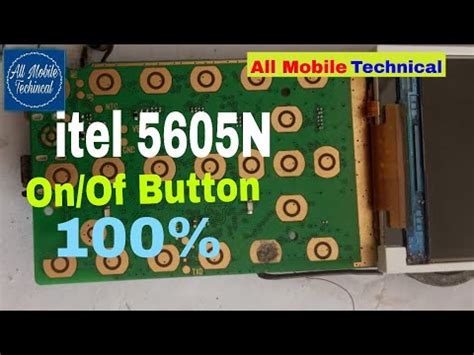 Itel It5605N On Off Button Problem Power Key Problem Any Itel Mobile Button Solution All