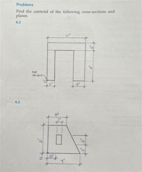 Solved Problems Find The Centroid Of The Following