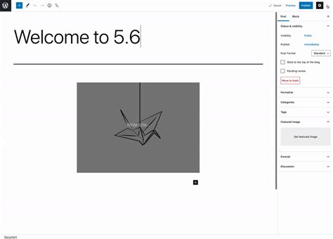 Wordpress 56 Core Editor Overview Make Wordpress Core