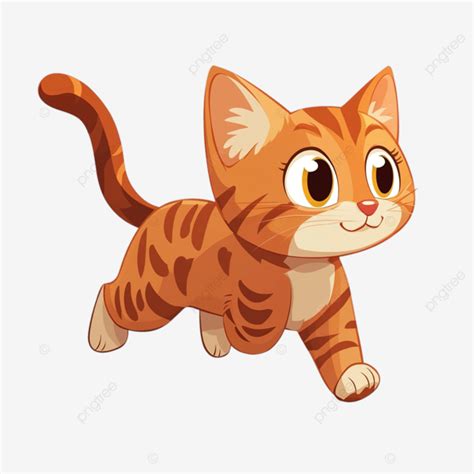 움직이고 있는 장난스러운 만화 고양이 고양이 만화 걷는 Png 일러스트 및 이미지 에 대한 무료 다운로드 Pngtree