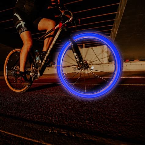 Sngmn Led Bike Spoke Light 6 Color Modes Usb Rechargeable