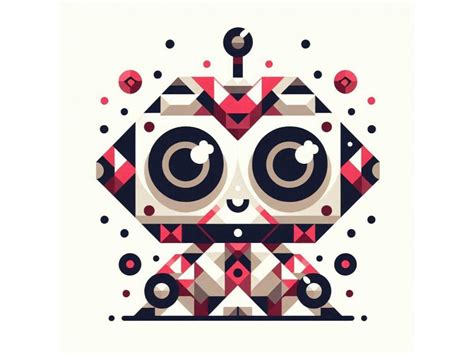 A Bundle Of A Small Robot With Big Roun Graphic By A I Illustration And Graphics Creative Fabrica
