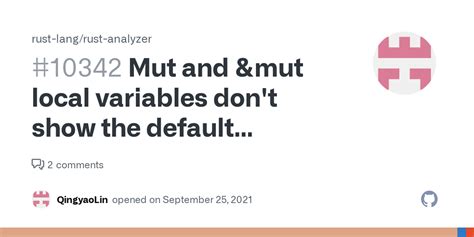 mut and andmut local variables don t show the default modifiers · issue
