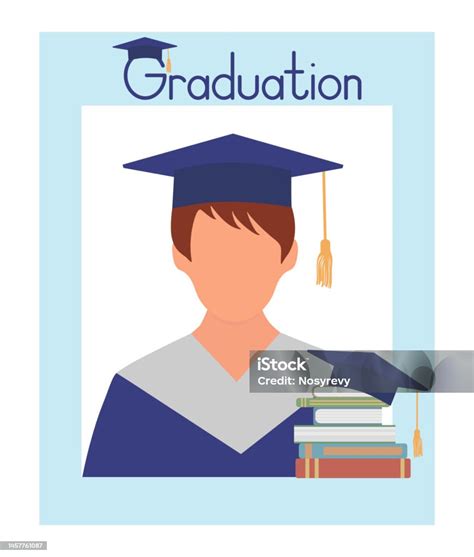 졸업 사진 부스 소품 또는 텍스트에 대한 프레임 대학원생 졸업 벡터 그림 2023년에 대한 스톡 벡터 아트 및 기타 이미지 2023년 2024년 가리기 Istock