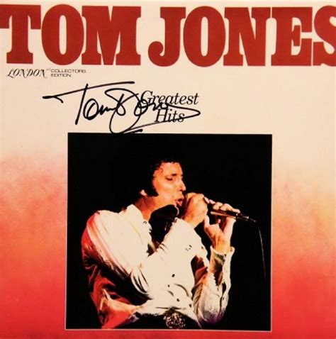 Tom Jones Signed Greatest Hits Album