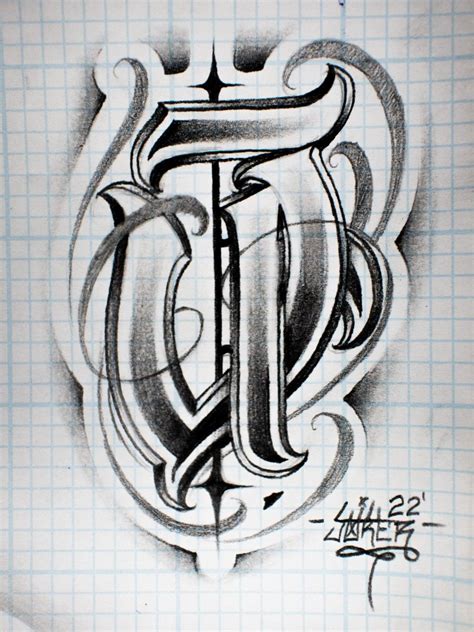 Custom Script Lettering Drawing J Alphabet