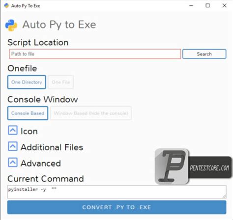 آموزش تبدیل py به exe با روش فوق العاده ساده در ویندوز و لینوکس پن تست کور