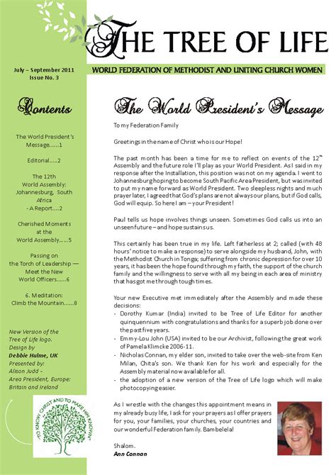 The Tree Of Life World Federation Of Methodist And Uniting Church Women The Tree Of Life World Federation Of Methodist And Uniting Church Women