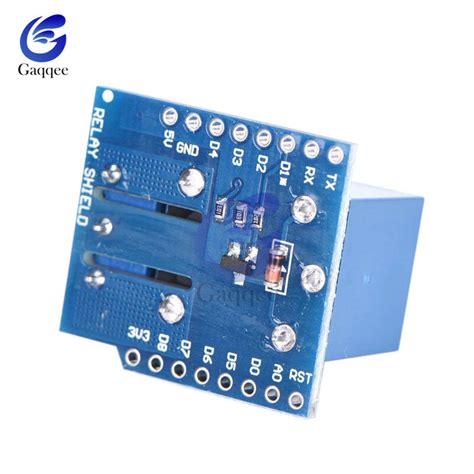 10 개 몫 dc 5v 1 채널 wemos d1 미니 릴레이 실드 arduino esp8266 개발 보드 전원 공급 장치 릴레이