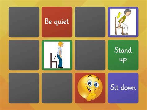 commands matching pairs