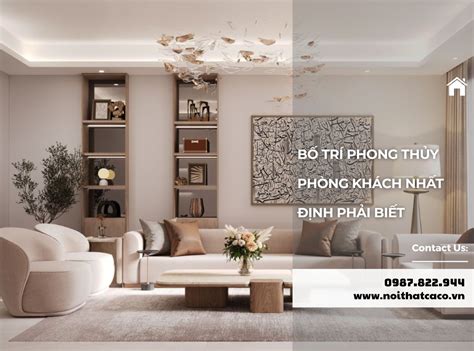 Bố Trí Phong Thủy Phòng Khách Nhất Định Phải Biết
