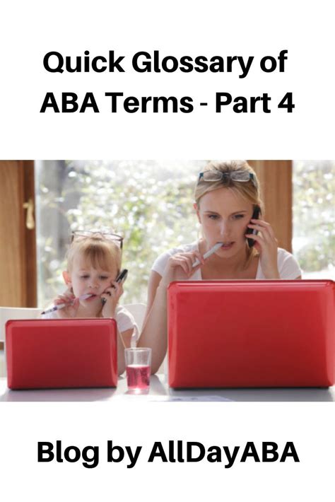 Quick Glossary Of ABA Terms Part Behavior Analyst Behavior Analysis Applied Behavior
