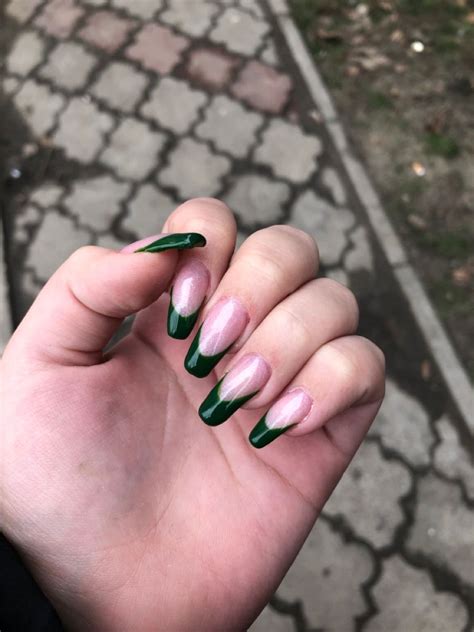 идеи для маникюра френч длинные ногти