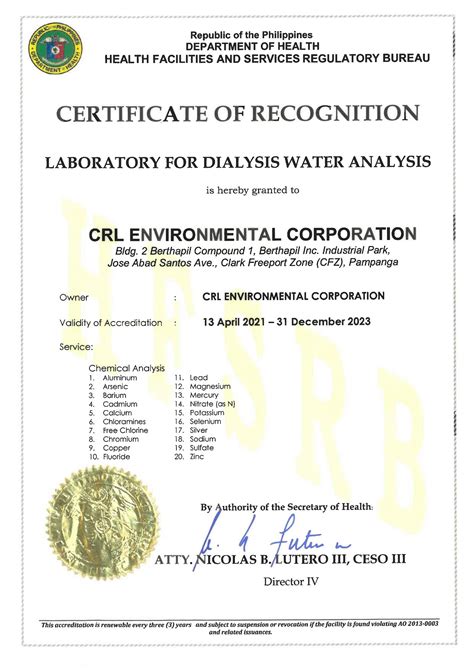 Crl Environmental Corporation
