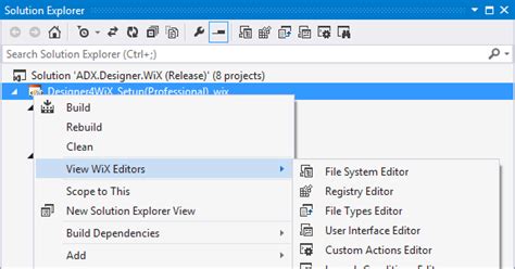 Designer For Wix Toolset V20410