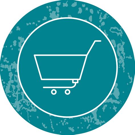 Unique Empty Cart Vector Icon 19075228 Vector Art At Vecteezy