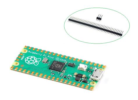Raspberry Pi Pico Rp2040 264kb Sram 2mb Flash E Mtelektron Zielona