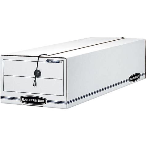 bankers box liberty corrugated file storage boxes string and button