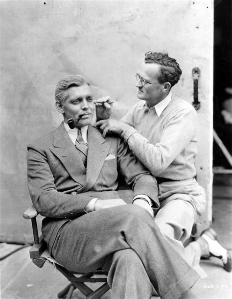 Clark Gable Being Made Up For Strange Interlude Clark Gable James