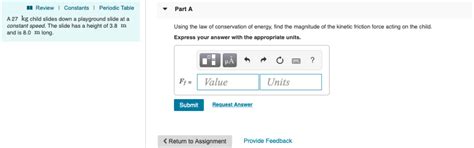 Solved Review I Constants Periodic Table Part A A 27 Kg Chegg Com