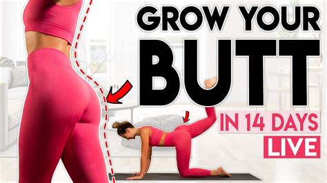 GROW YOUR BUTT At Home In Days Live Home Workout Program YouTube