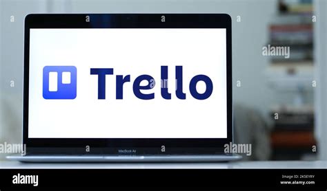 The Logo Of Trello A Web Based Kanban List Making And Productivity App Developed By Atlassian