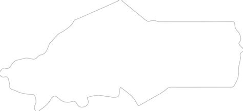 Rumphi Malawi Outline Map Premium Vector