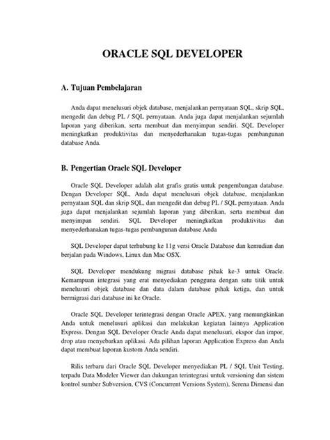 modul oracle sql developer pdf
