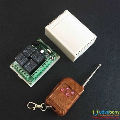 Rf Mhz Channel Wireless Relay Module Udvabony Com Electronics Sensors Robotics Online